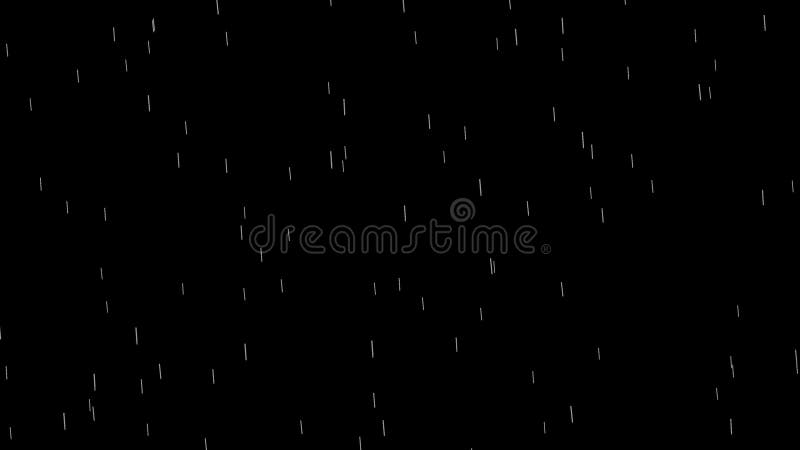 Raindrops Falling Down Dynamic Animation on Black Stock Footage - Video ...
