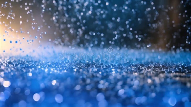 Raindrops Falling on a Surface Stock Footage - Video of water, nature ...