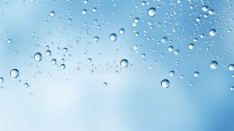 Raindrops Light Blue Dot Background Stock Illustration - Illustration ...