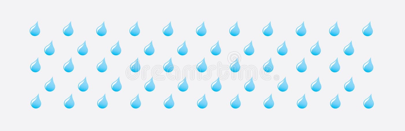 Raindrops Page Border Stock Illustrations – 22 Raindrops Page Border ...