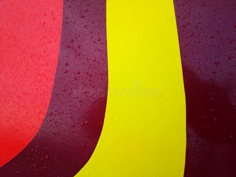 Raindrops on a Multicolored Metal Surface. Texture and Structure after ...