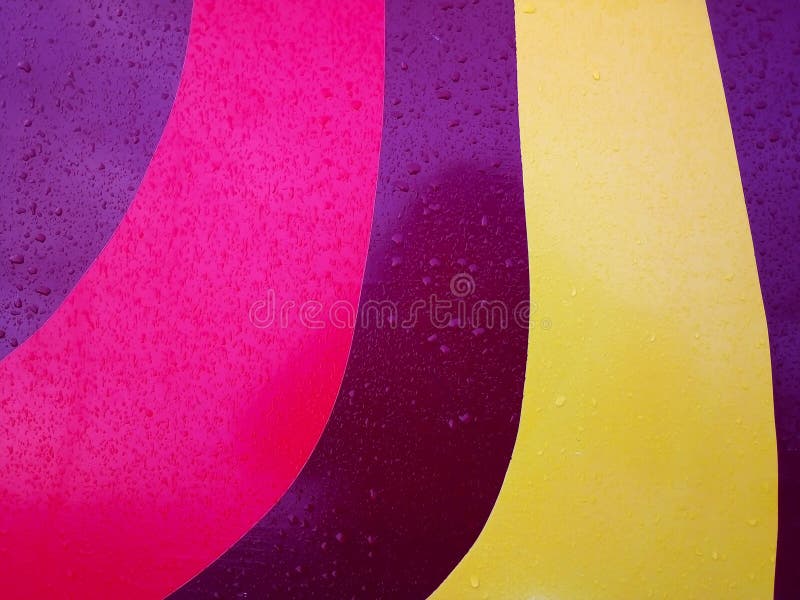 Raindrops on a Multicolored Metal Surface. Texture and Structure after ...