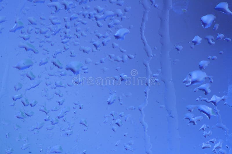 Raindrops on a Smooth Slide Stock Image - Image of refreshing ...