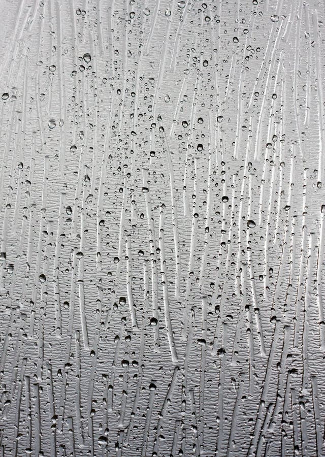 Raindrops on Textured Glass Stock Image - Image of rainfall ...