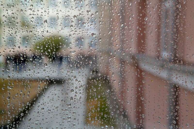 Raindrops on the window stock image. Image of window - 46235135