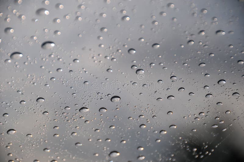 Raindrops on the window stock image. Image of overcast - 208217861