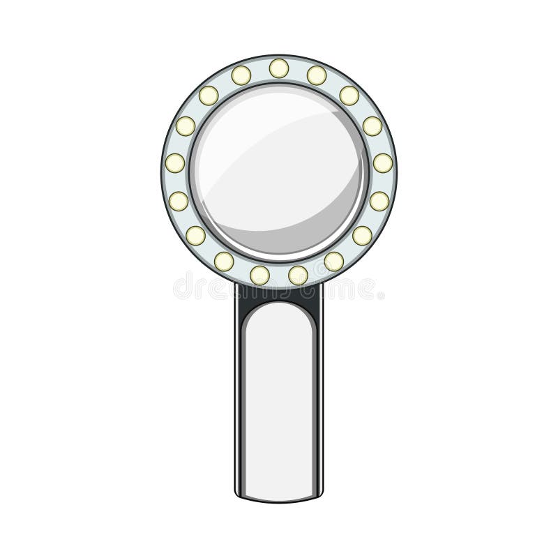 Rainfall Reading Magnifier Cartoon Vector Illustration Stock ...