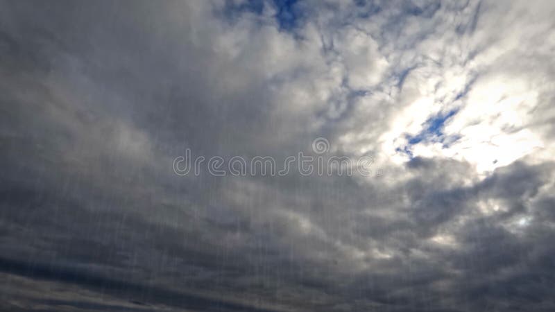 Rainfall on Sky with Clouds - Beautiful Weather Bg - Photo of Nature ...
