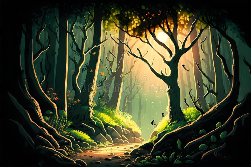 Rainforest Landscape Tropical Forest, Jungle Forest View, Magic Forest ...