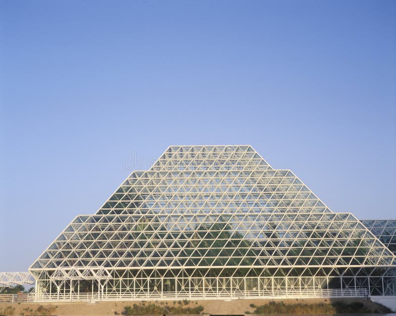 Biosphere 2 Structure, Tucson, AZ Editorial Stock Image - Image of ...
