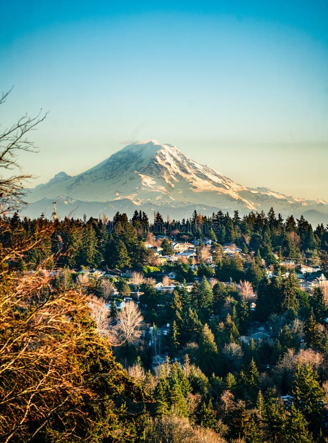 Rainier from Burien 7 stock photo. Image of travel, rainier - 358154318