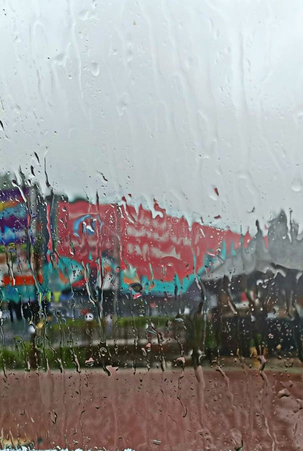 It is raining stock photo. Image of mural, snow, drawing - 190932864