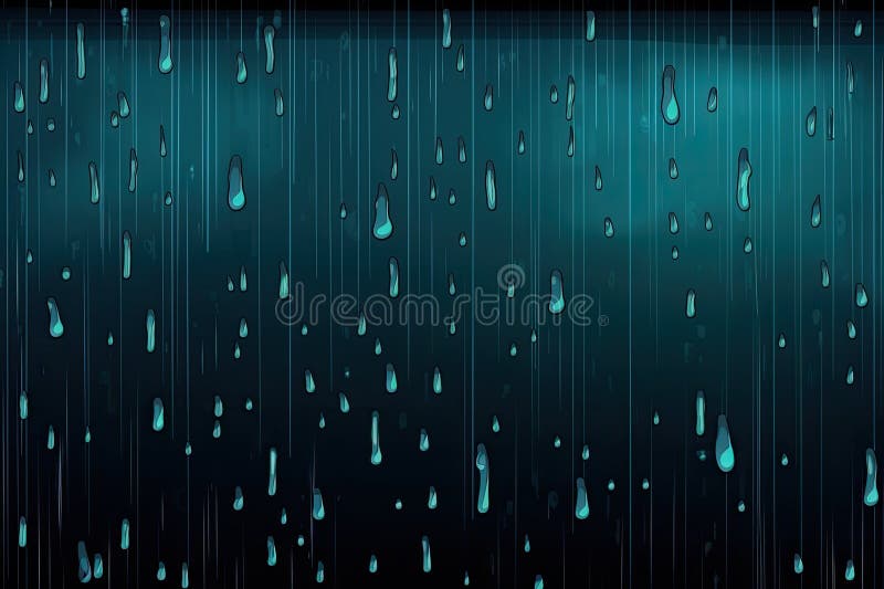 Raining Background Illustation for Designer, Generative AI Stock ...