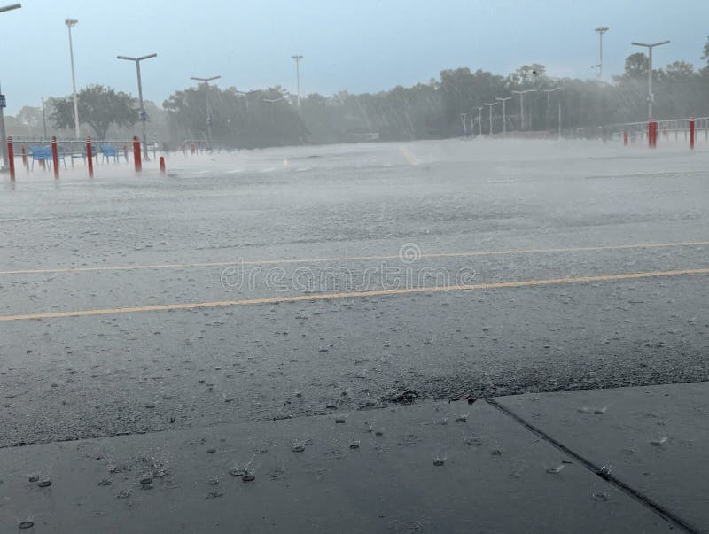 Raining bus stop all alone stock photo. Image of raining - 285438288
