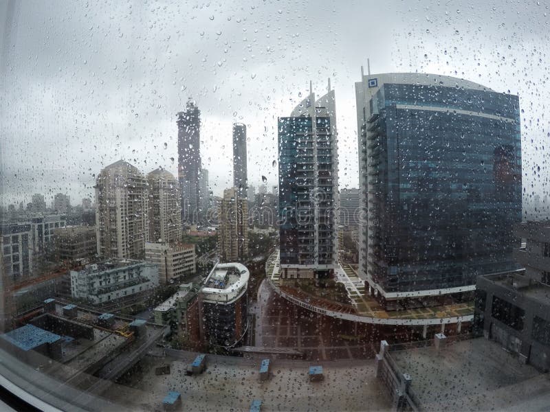 Raining in Cityscape stock image. Image of mumbai, rains - 55719259
