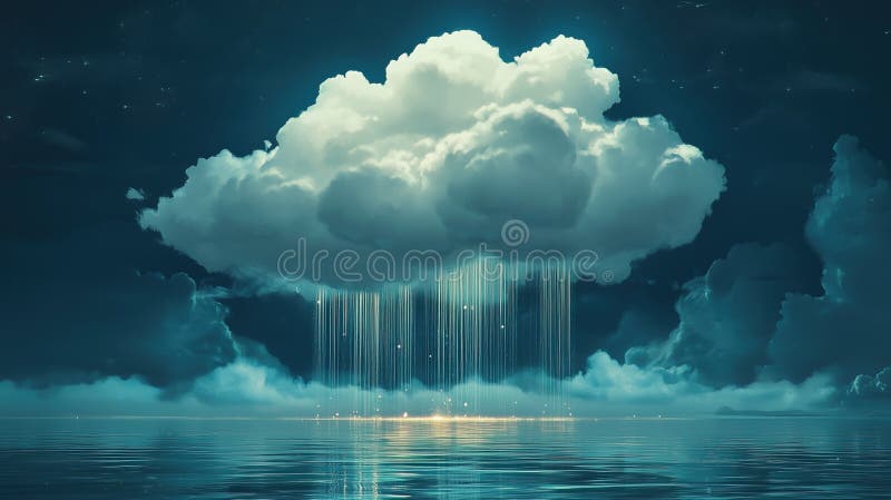 Raining cloud stock image. Image of futuristic, cumulonimbus - 330529609