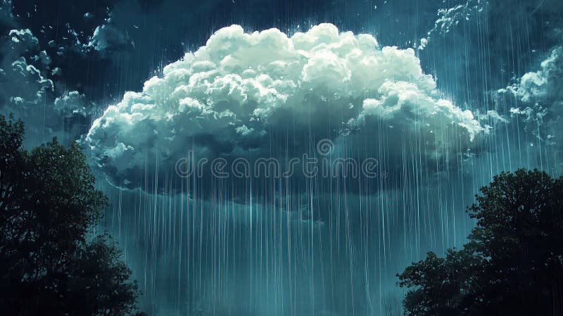 Raining cloud stock photo. Image of cloud, white, thunderstorm - 330529672