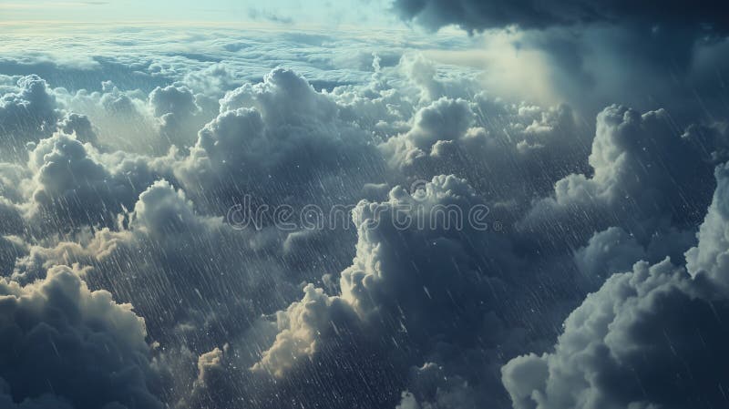 Raining clouds stock image. Image of horizon, white - 330816575