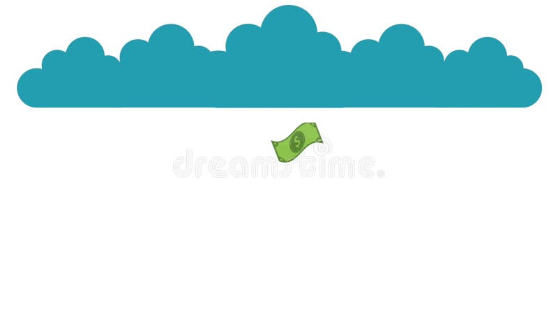 Raining coins animation stock footage. Video of graphic - 109490778