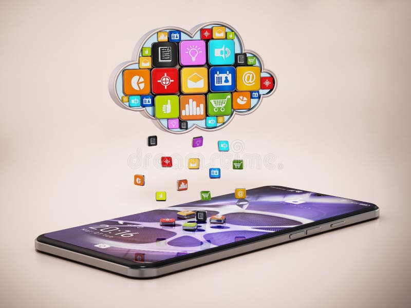 Raining Digital Apps on the Smartphone from Cloud Shaped Application ...