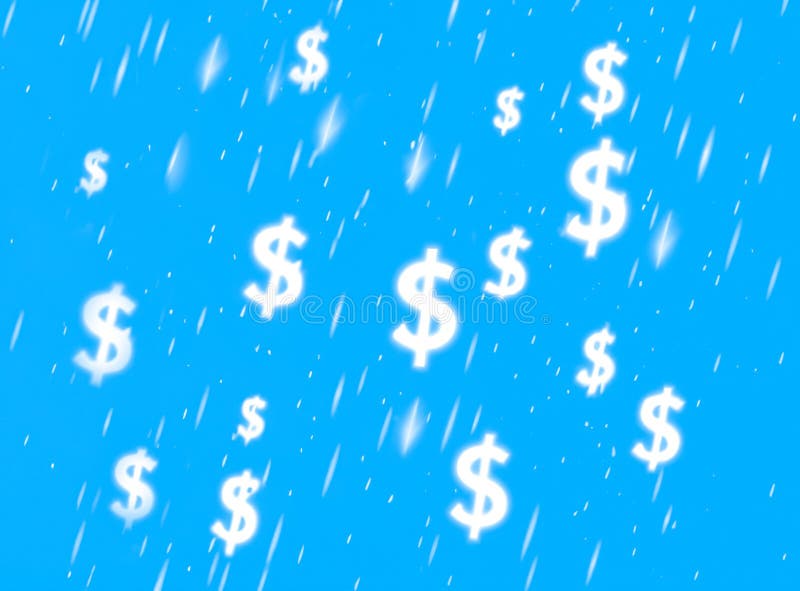 Dollar Signs Raining Stock Illustrations – 41 Dollar Signs Raining ...