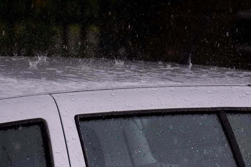 Raining Flow Down on the Floor Stock Photo - Image of city, raindrop ...