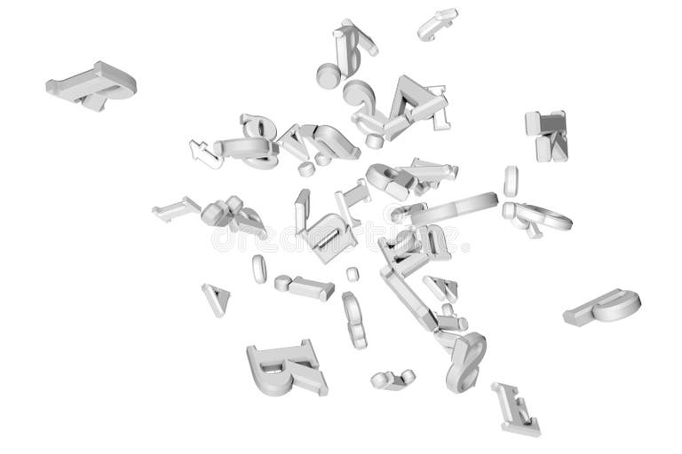 Raining Letter Illustration Stock Illustration - Illustration of decoration, object: 140900100