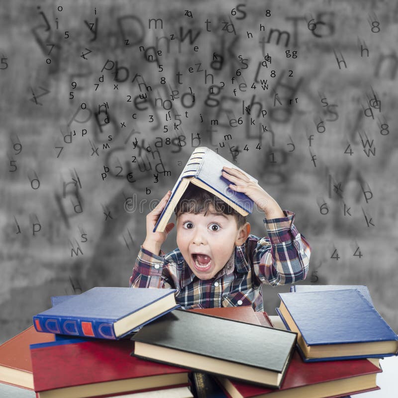 It is Raining Letters and Numbers Stock Image - Image of reading ...