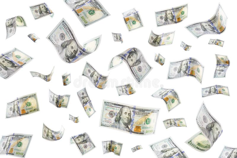 Raining Money Transparent