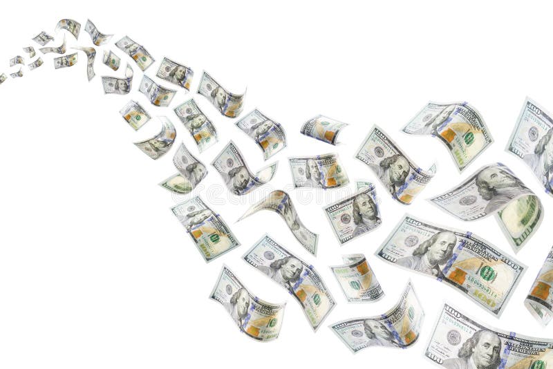 Raining Money Stock Photo - Image: 47106652