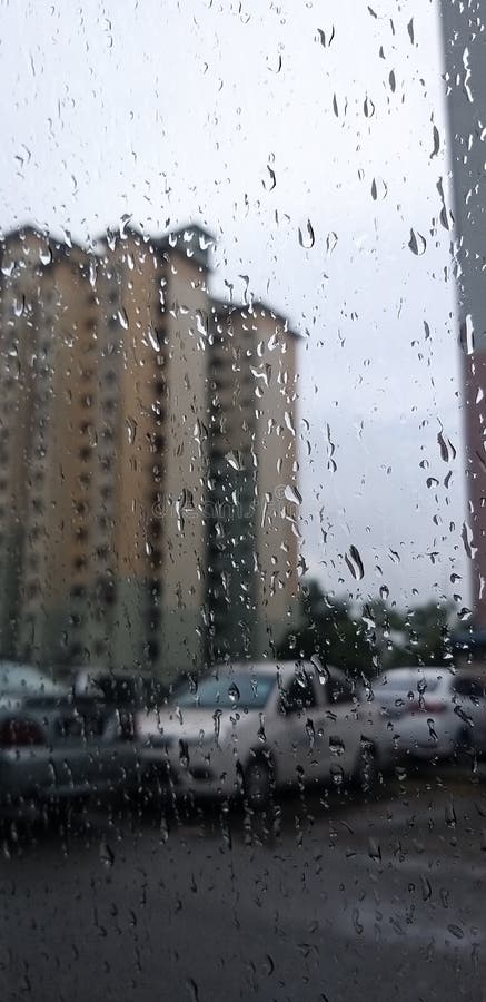 Raining from morning stock image. Image of weather, rain - 191965187