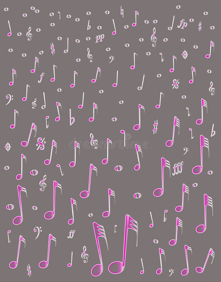 Musical Notes Raining Stock Illustrations – 33 Musical Notes Raining ...