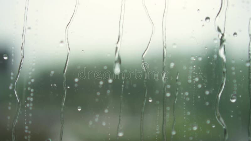 It is Raining Outside the Window Stock Video - Video of surface, storm ...