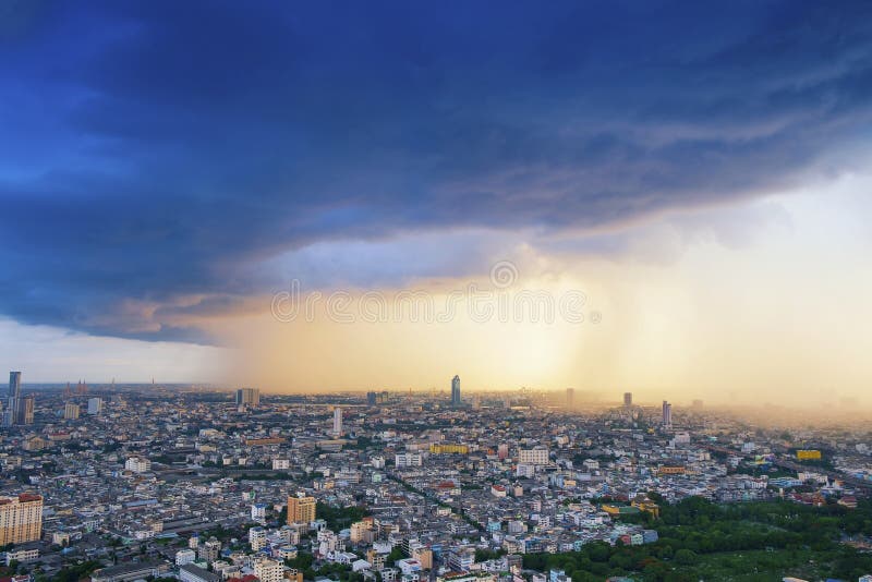 Raining over top view stock image. Image of rain, central - 32055837