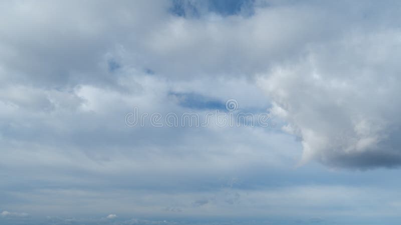 Raining Tornado Cloudy Motion. Gale Cloudscape. Thunderstorm on Heaven ...