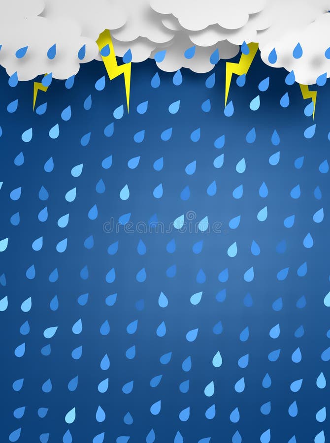 Rainy day vector stock vector. Illustration of natural - 21414537