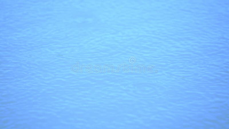 Rainwater Drops Drip into a Puddle. a Close-up of the Drain. Raindrops ...