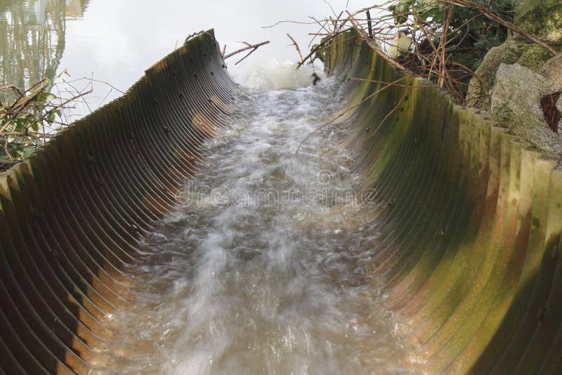 Open Culvert stock image. Image of culvert, excess, spout - 29845383