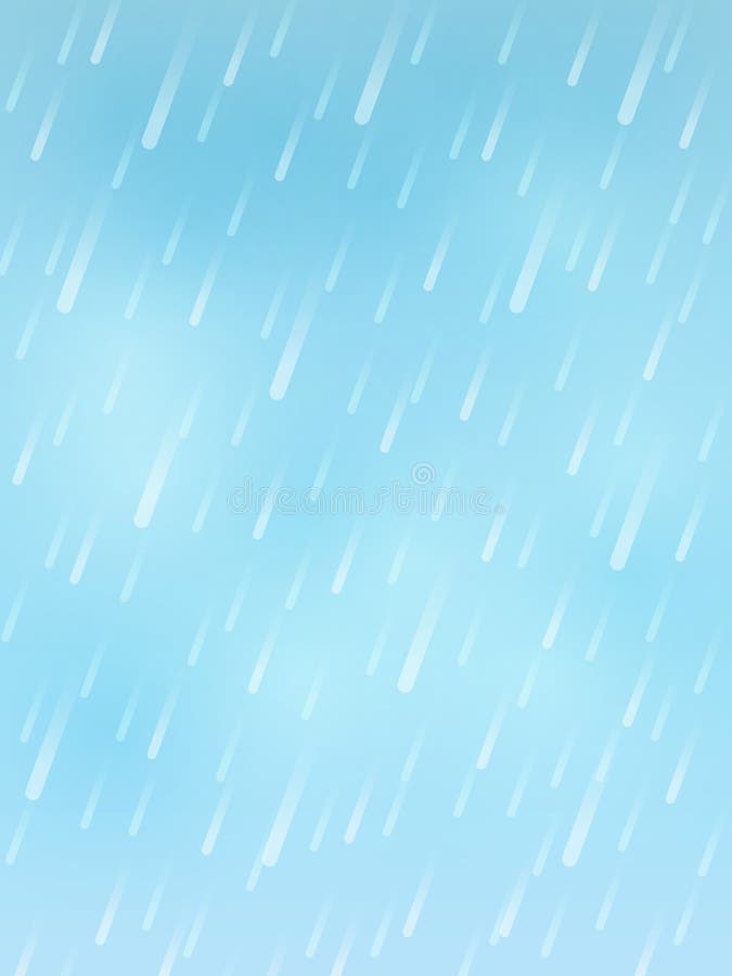 Rainy Blue Background for Your Design Stock Vector - Illustration of ...