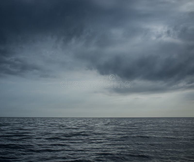 Storm over ocean stock photo. Image of cloudy, extreme - 33818044