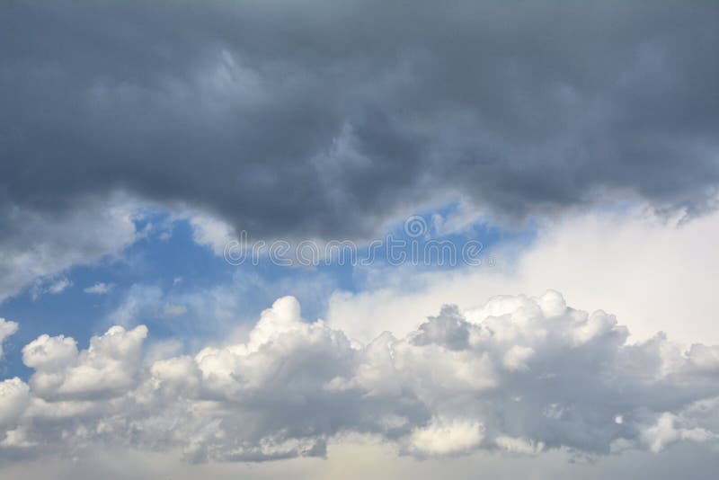 Rainy clouds sky stock image. Image of heaven, rain, blue - 92183135