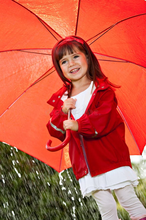 Rainy day stock photo. Image of little, childhood, weather - 22944080