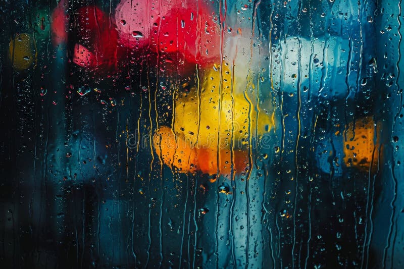 Rainy Day Abstract stock illustration. Illustration of canvas - 307101529