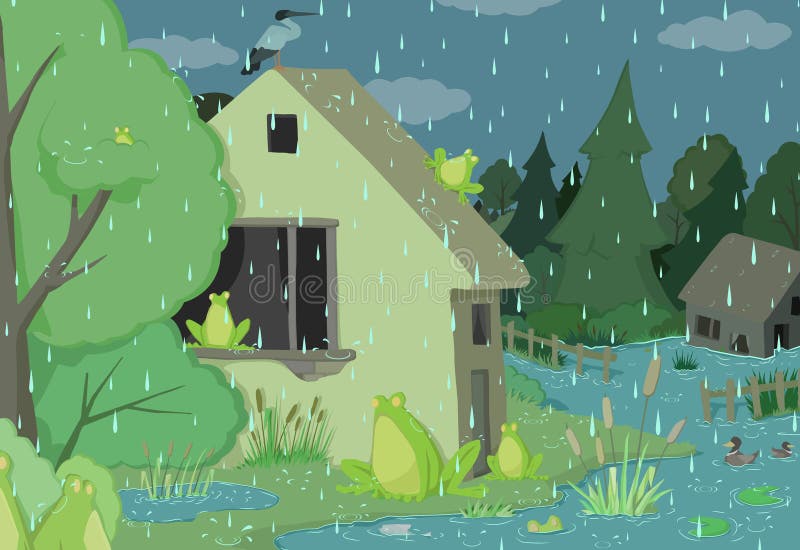 Cartoon Rainy Day Stock Illustrations 6369 Cartoon Rainy Day Stock Illustrations Vectors