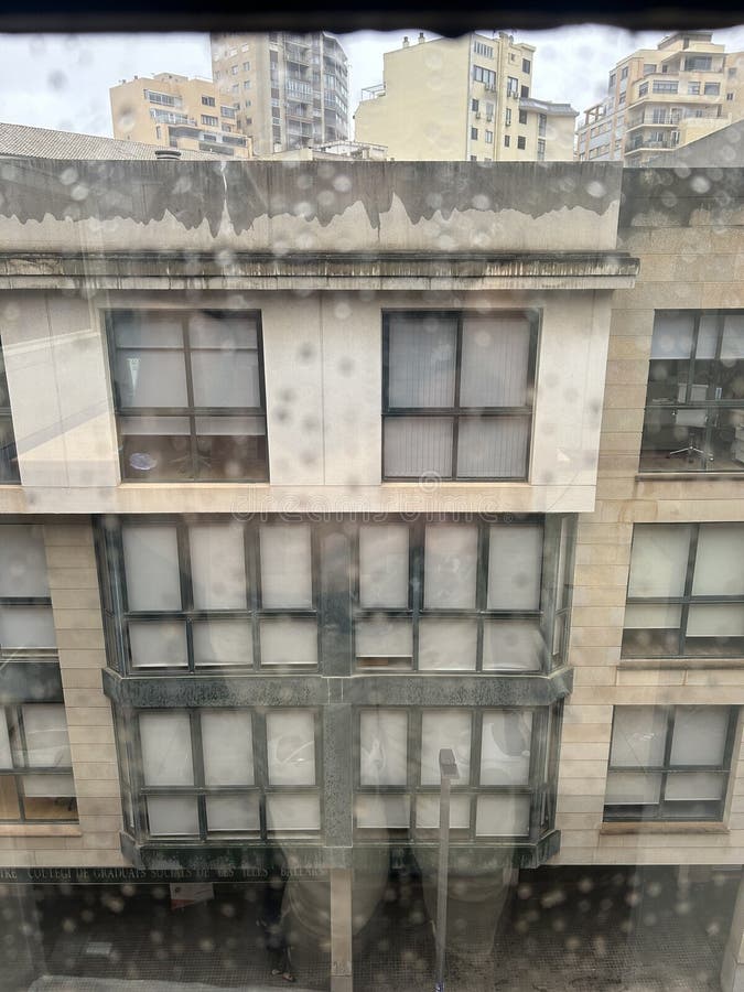 This is a Rainy Day. the Window Stock Photo - Image of cold, rainy ...