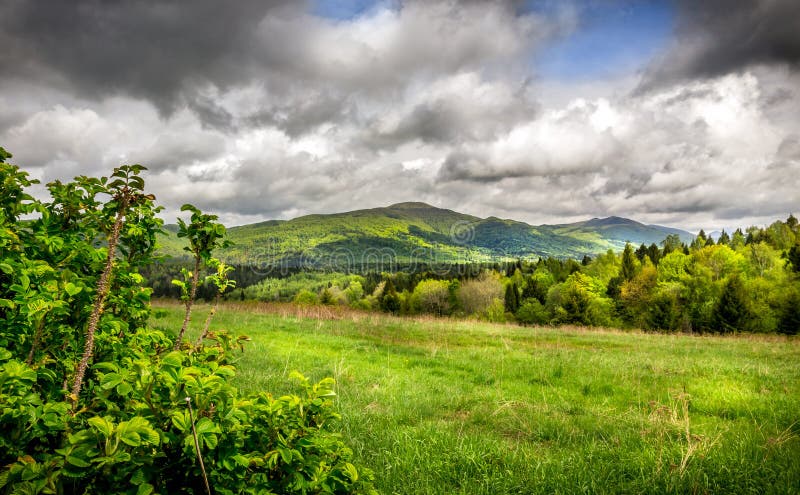 Rainy mountains landscape stock photo. Image of background - 56243626