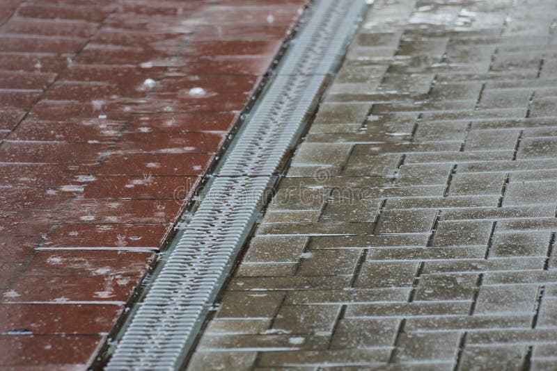 Rainy Path stock photo. Image of distant, 21st, rain - 43787970