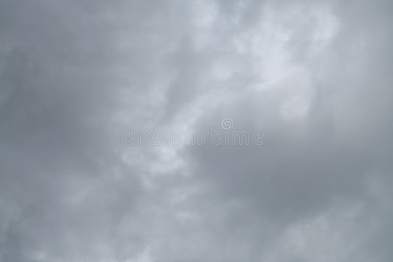 Rainy (or Rain) Cloud, Gray Color Background Stock Image - Image of ...