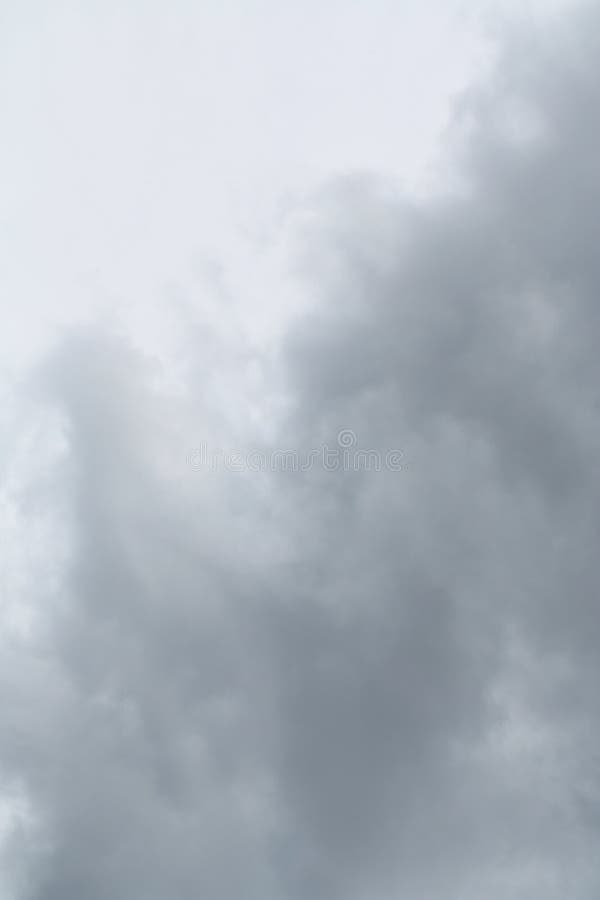 Rainy (or Rain) Cloud, Gray Color Background Stock Image - Image of ...