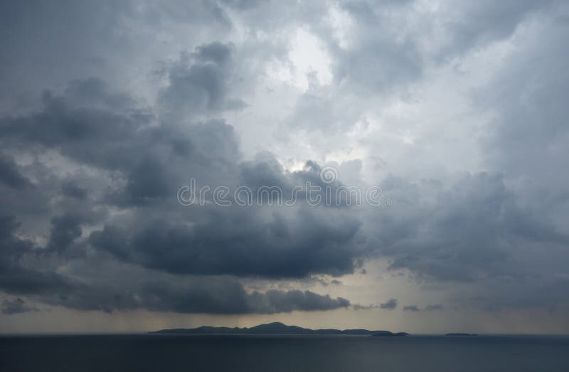 Rainy sky stock image. Image of beach, grey, outdoor - 46166947